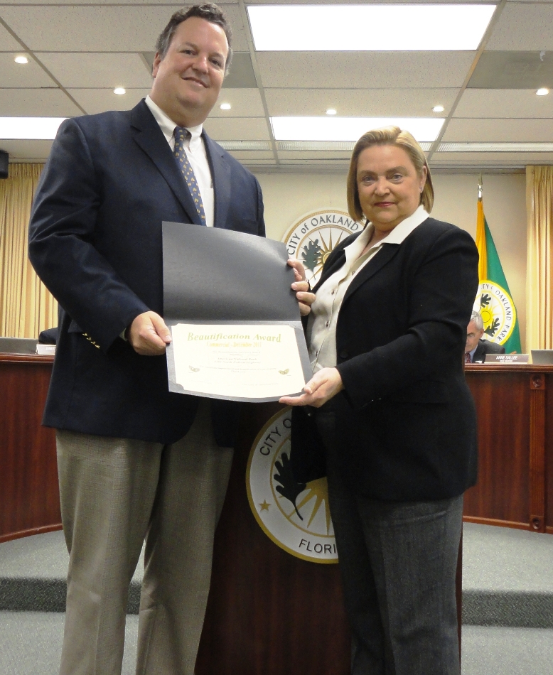 American National Bank Receives City Beautification Award | American ...